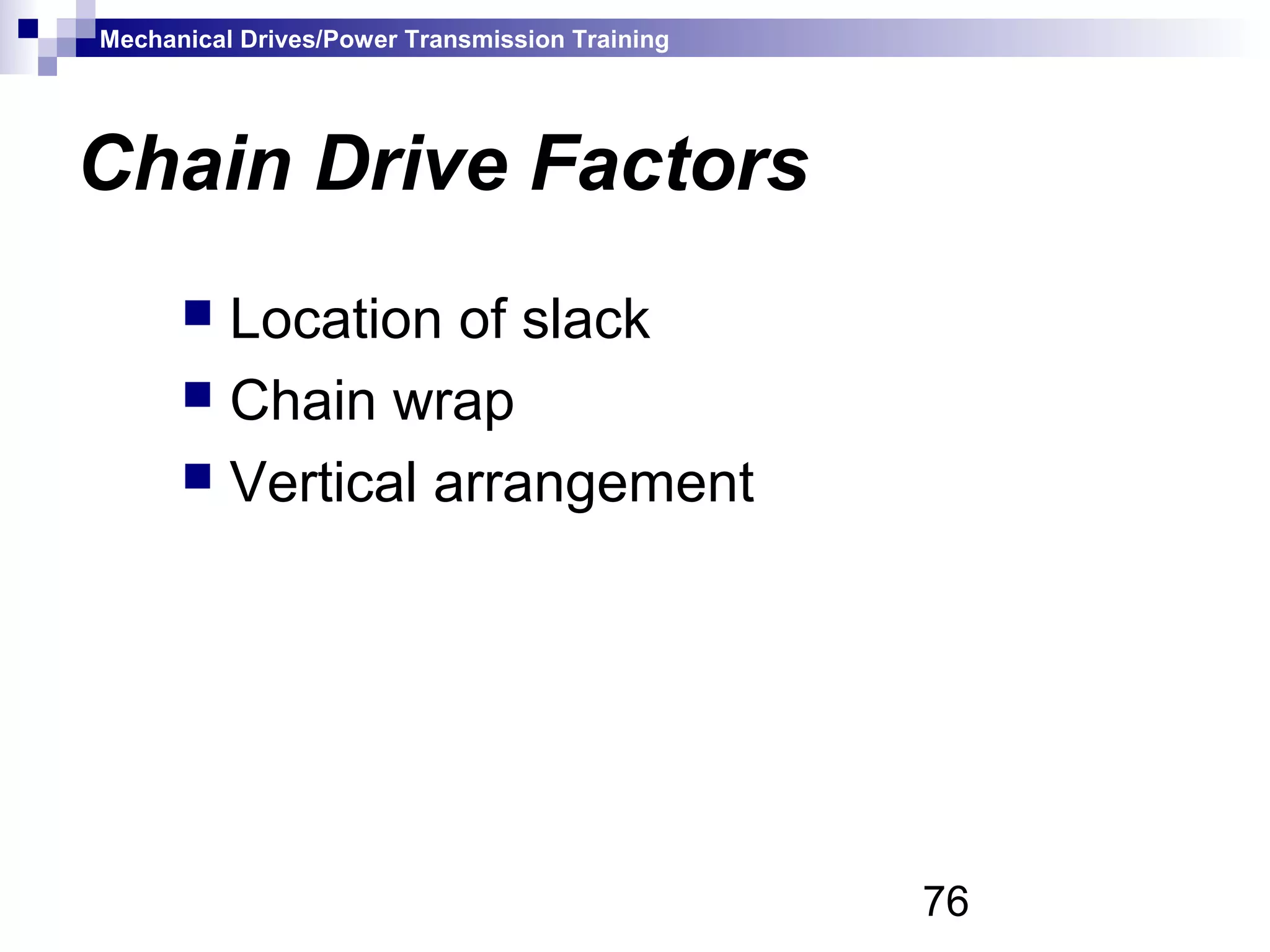 Mechanical drives & power transmission | PPT