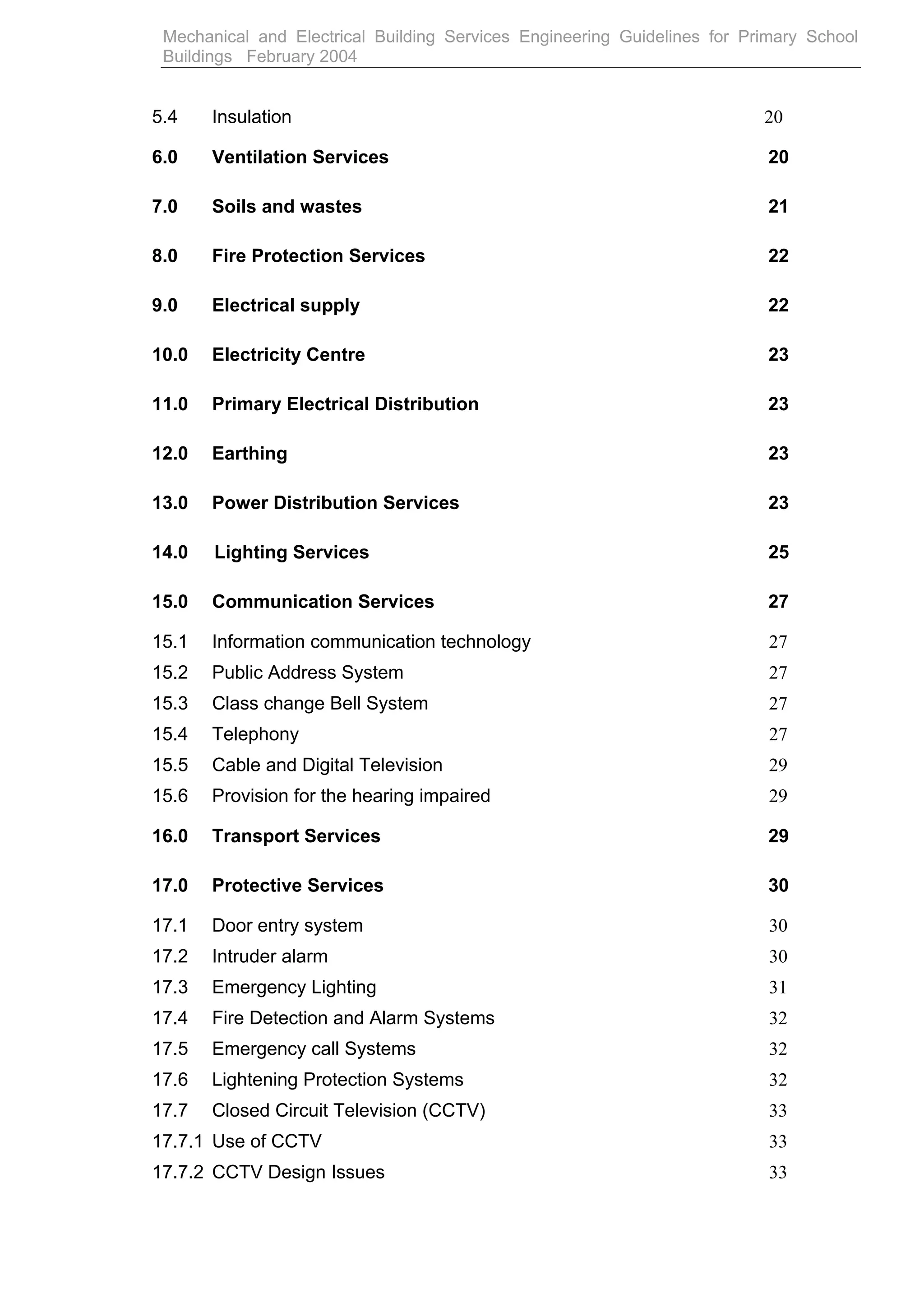 Mechanical & electrical building services engineering guidelines | PDF