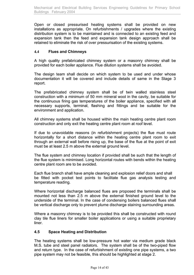 Mechanical & electrical building services engineering guidelines | PDF ...