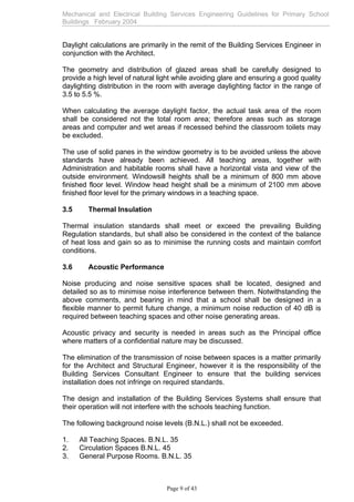 Mechanical & electrical building services engineering guidelines | PDF ...