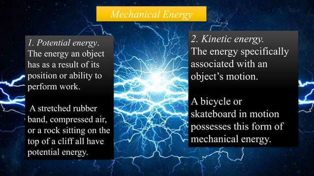 Mechanical energy | PPTX
