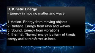 Mechanical energy | PPTX
