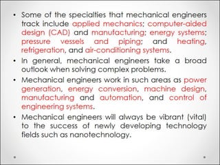 Mechanical engineering | PPT