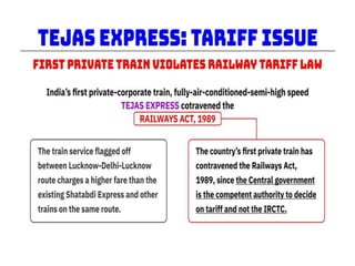 Privatisation of railway and airport | PPTX