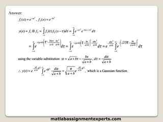 Convolution and Fourier Transforms | PPTX