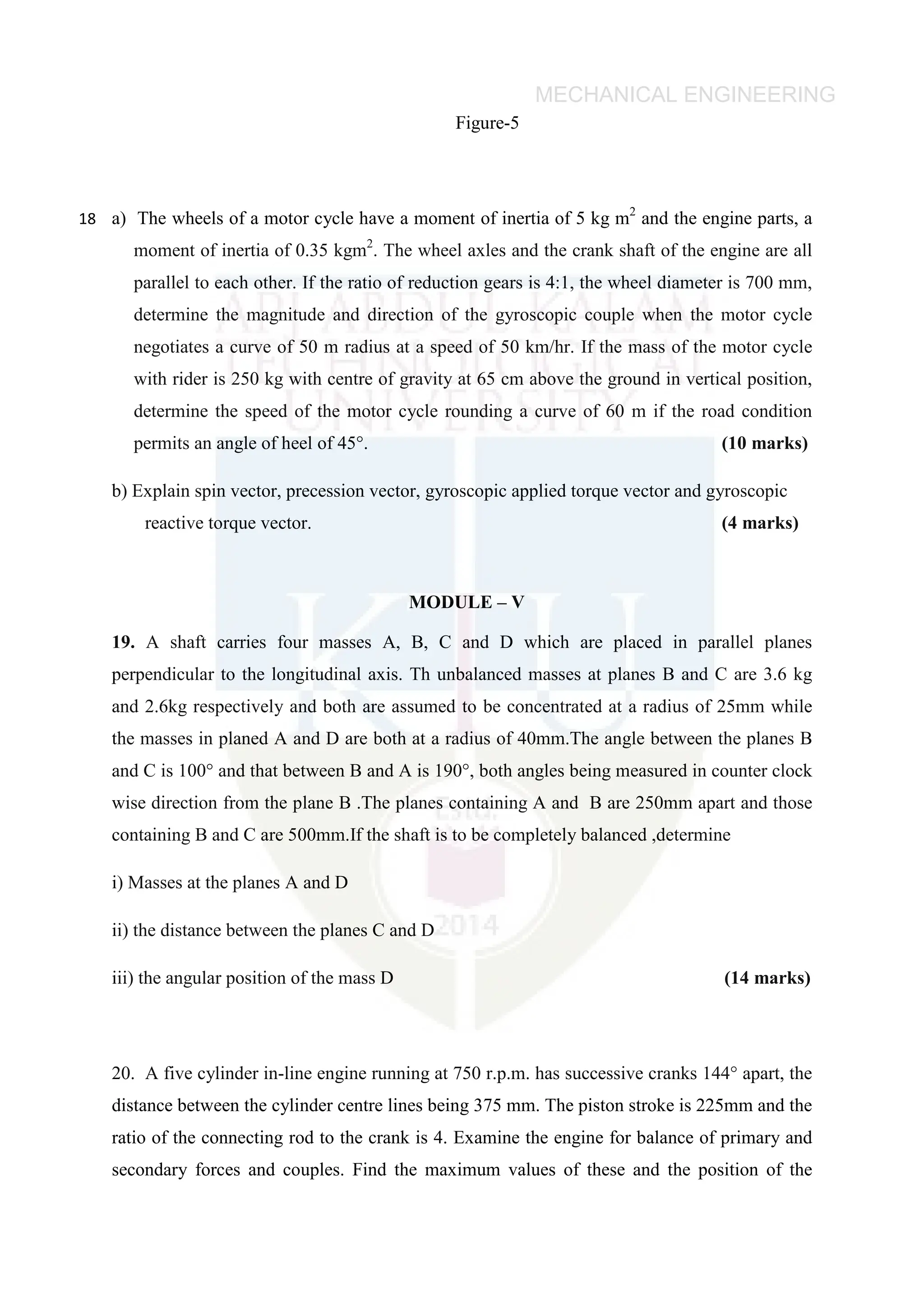 Mechanical Engineering Syllabus Curriculum | PDF