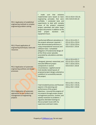 Mechanical Engineering CDR Sample (ANZSCO Code: 233512) | PDF