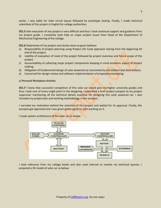 Mechanical Engineering CDR Sample (ANZSCO Code: 233512) | PDF