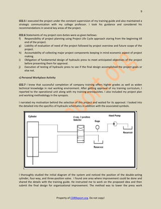 Mechanical Engineering CDR Sample (ANZSCO Code: 233512) | PDF
