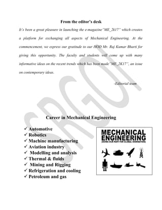 Mechanical engineering department (1) | PDF