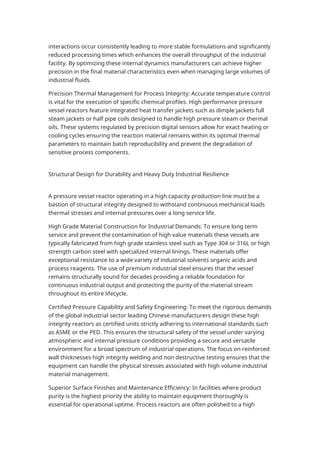 Mechanical Engineering Excellence China Advanced Pressure Vessel ...