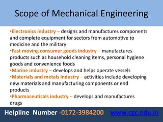 Future Job Scope of Mechanical engineering | PPT