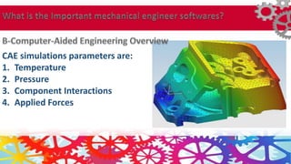 Mechanical engineer software programs | PDF