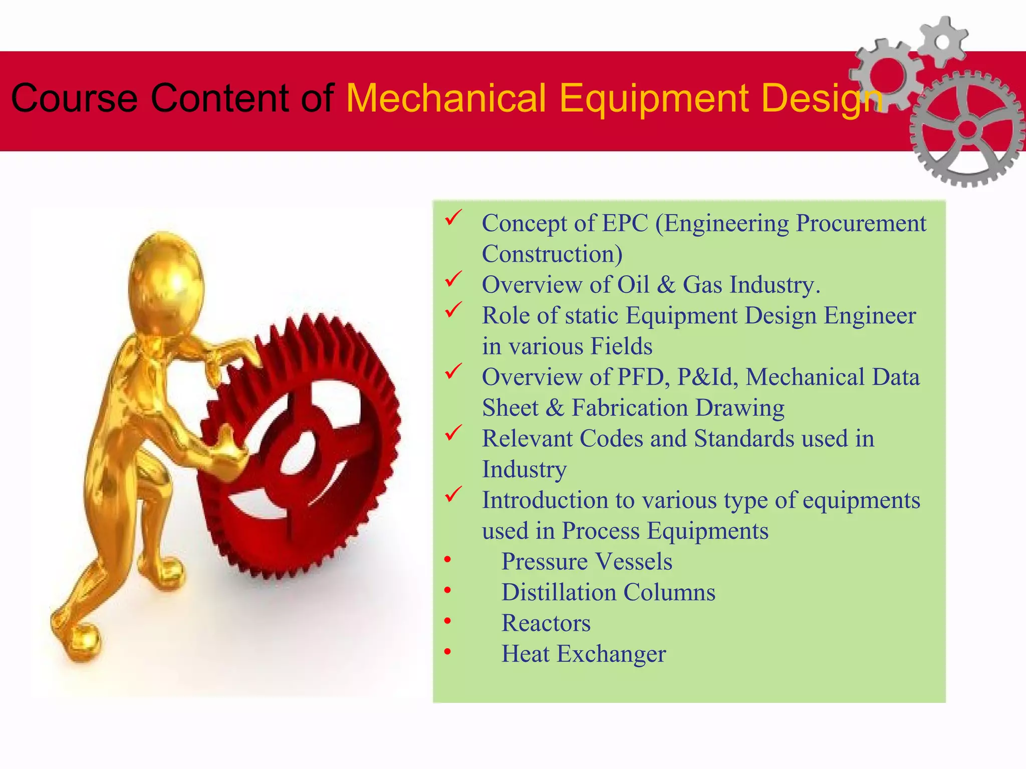 Mechanical Equipment Design | PPT