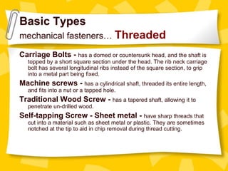 Mechanical Fasteners - Part II.ppt