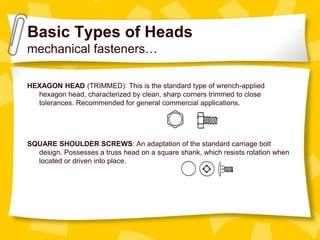 Mechanical Fasteners - Part II.ppt