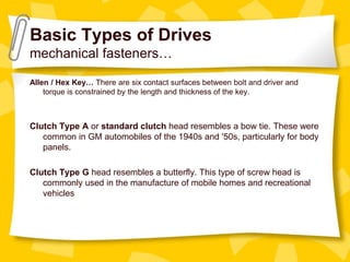 Mechanical Fasteners - Part II.ppt