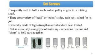 Mechanical Fasteners and Joining Methods | PDF