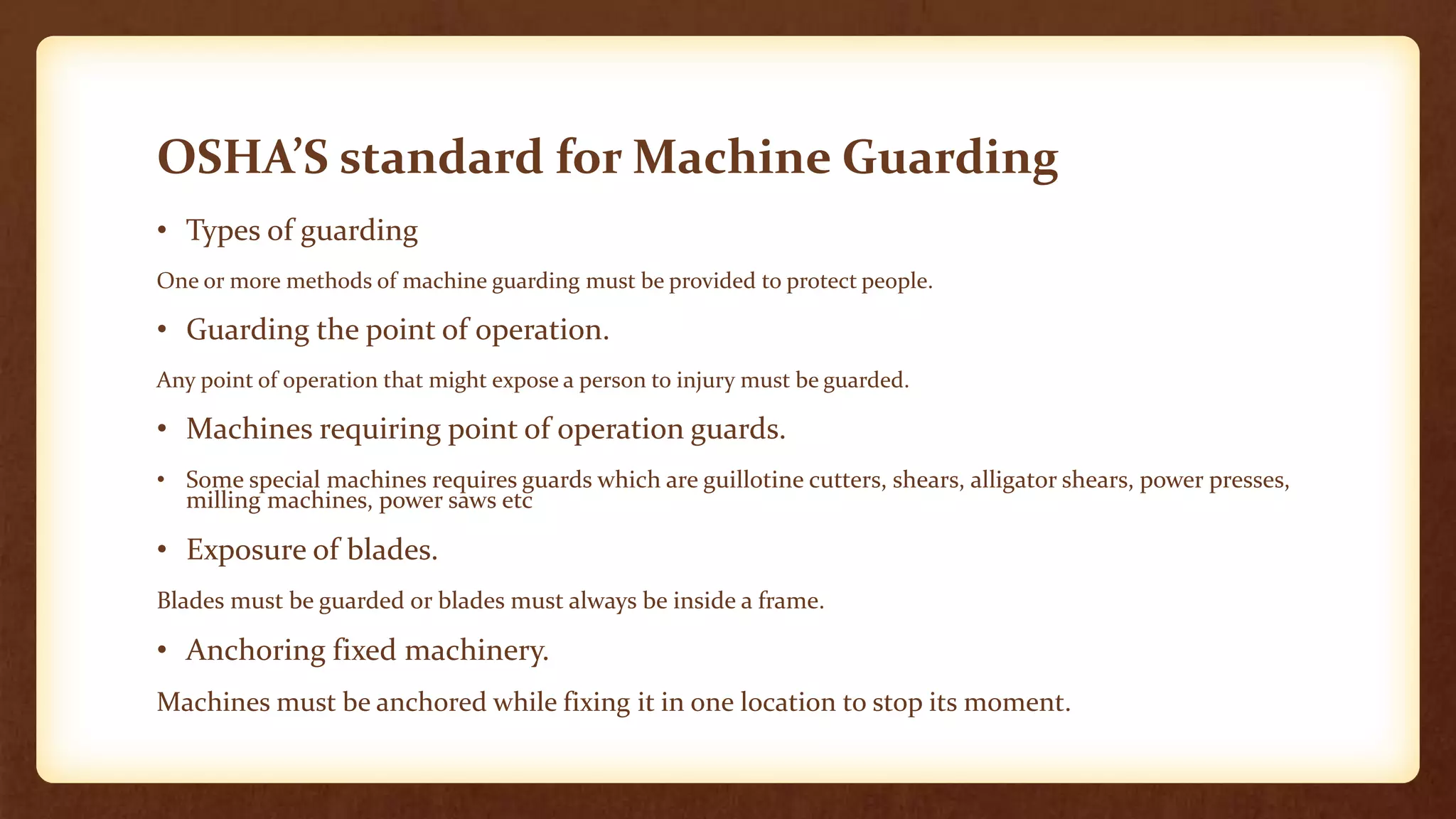 Mechanical hazards | PPTX