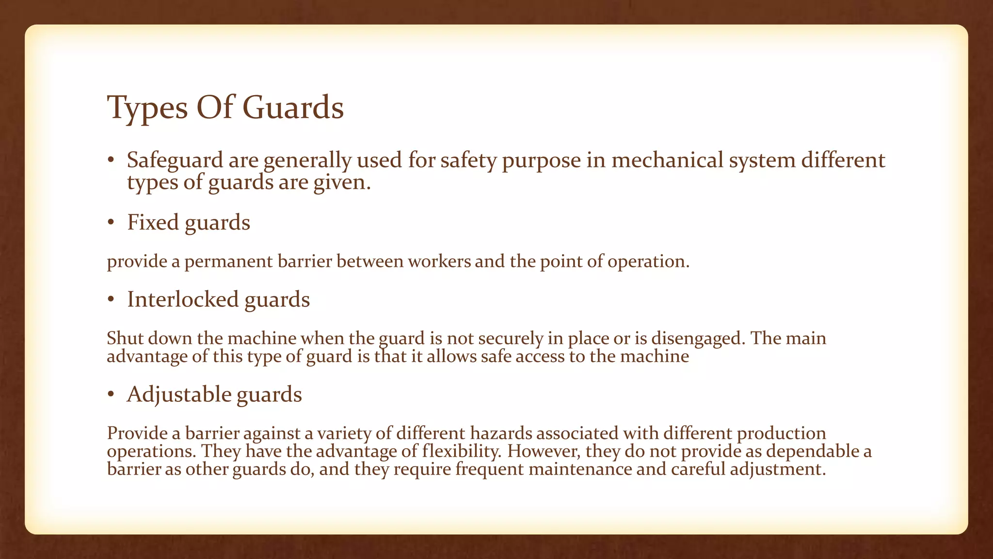 Mechanical hazards | PPTX