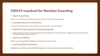 Mechanical hazards | PPTX