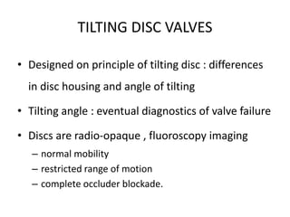 Mechanical heart valve substitutes | PPTX