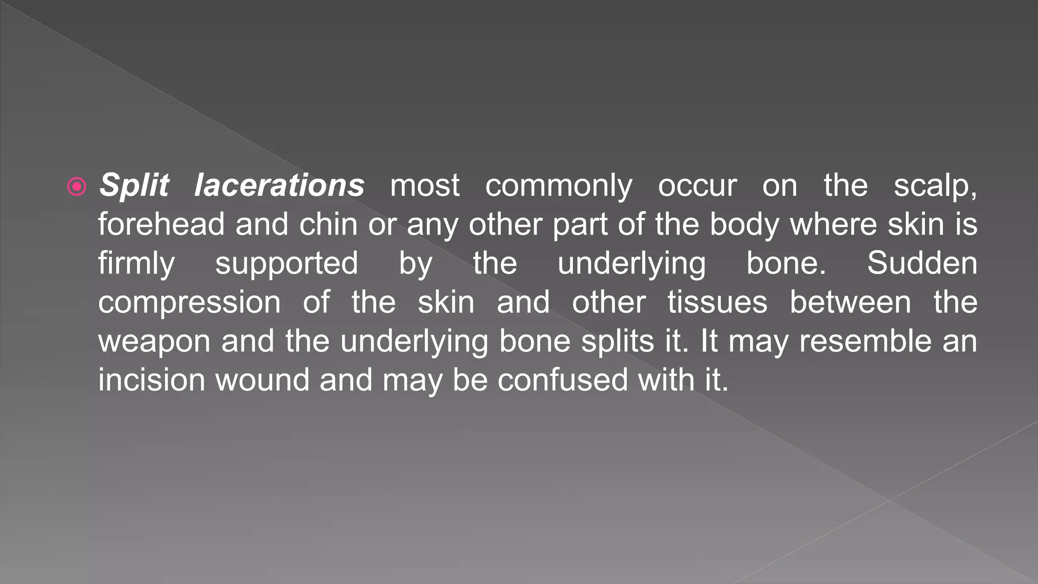 Mechanical injuries | PPTX