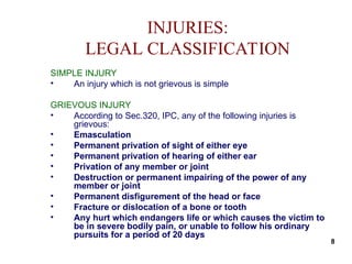 mechanical injuries and its medicolegal aspect | PPT
