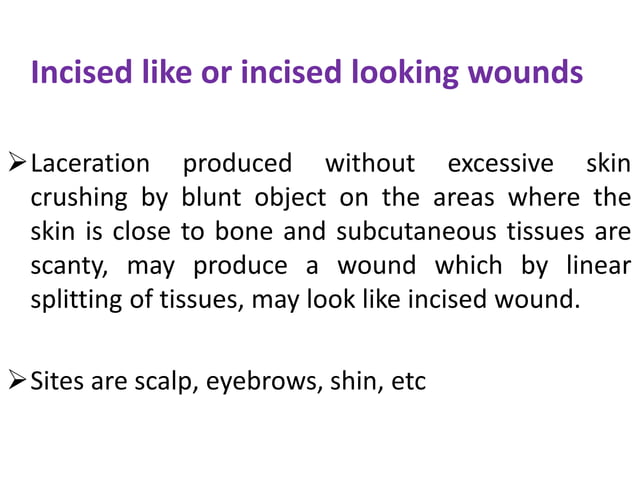 MECHANICAL INJURIES - LACERATIONS.pptx