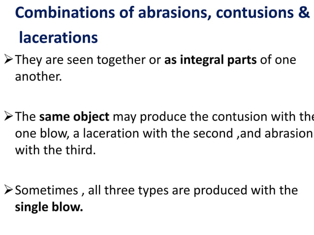 MECHANICAL INJURIES - LACERATIONS.pptx