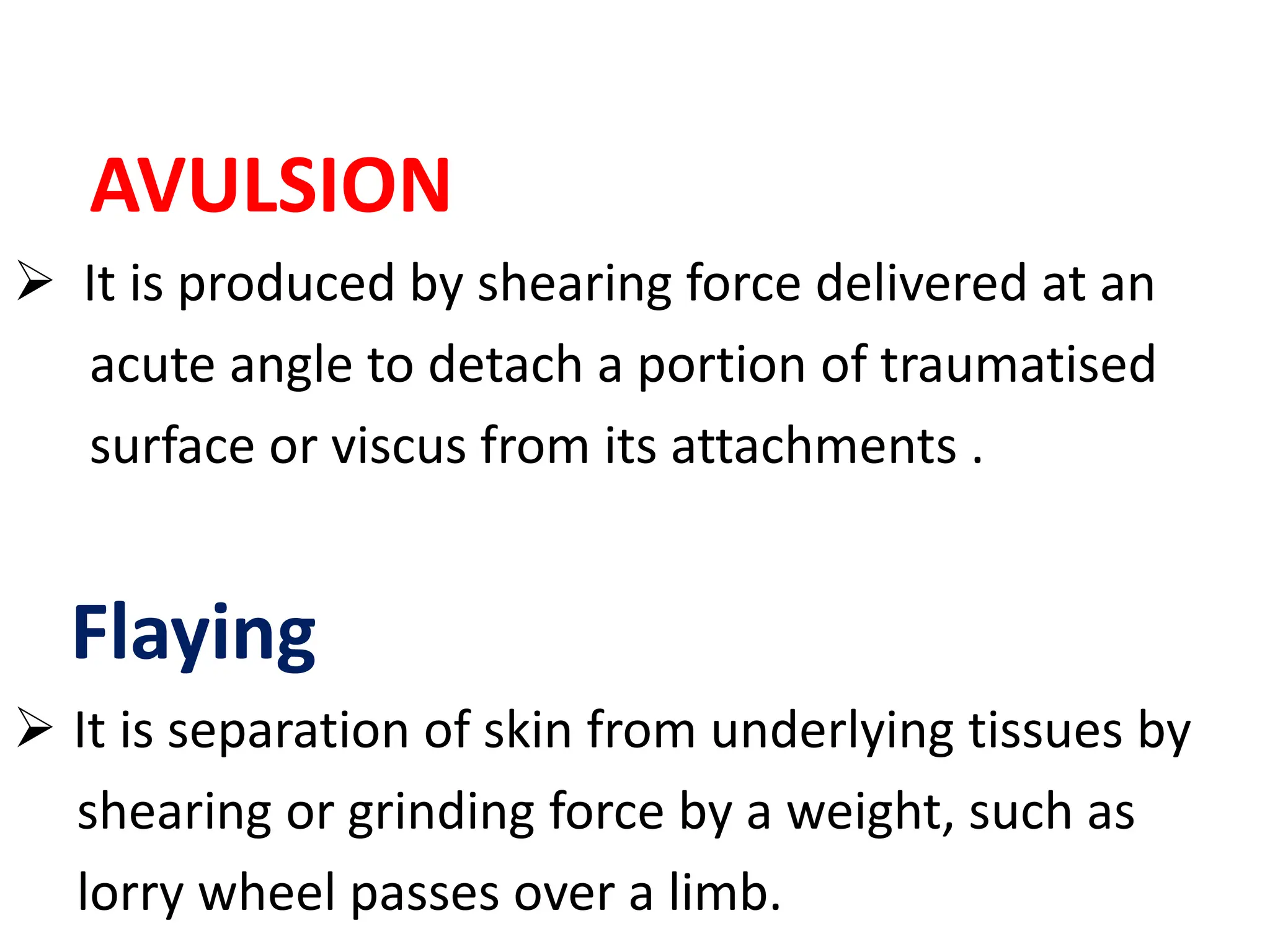 MECHANICAL INJURIES - LACERATIONS and types.pptx