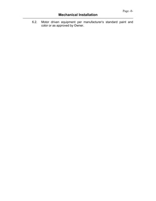 Mechanical install | PDF