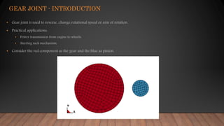 Mechanical Joints in LS-Dyna for Explicit Analysis | PPTX
