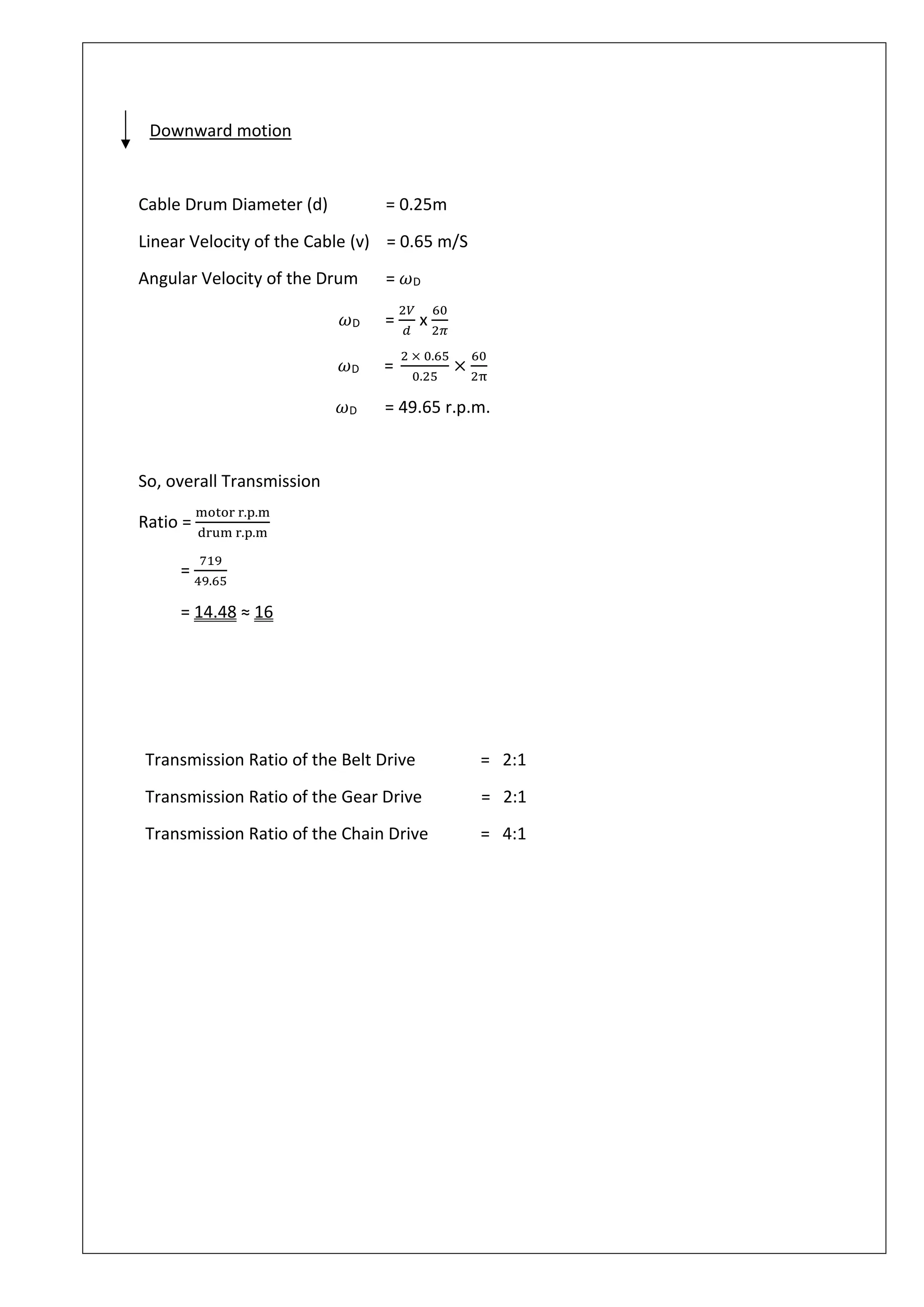 Mechanical Lifting Machine Design Project Mechanical Engineering