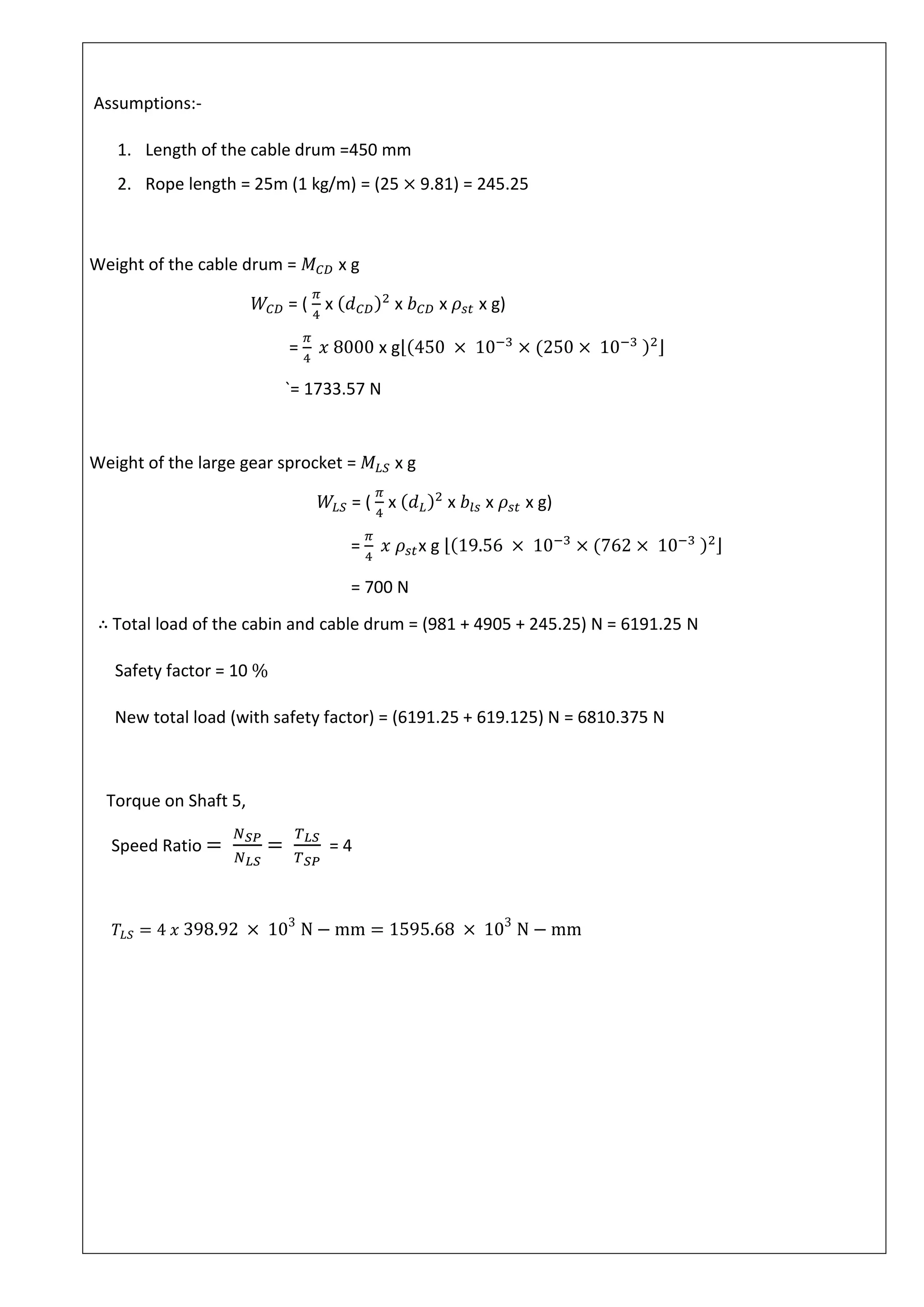 Mechanical Lifting Machine Design Project Mechanical Engineering