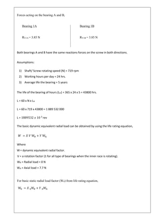 Mechanical Lifting machine | Design project | Mechanical Engineering ...