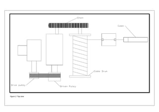 Mechanical Lifting Machine Design Project Mechanical Engineering