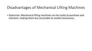 Mechanical lifting machines.pptx