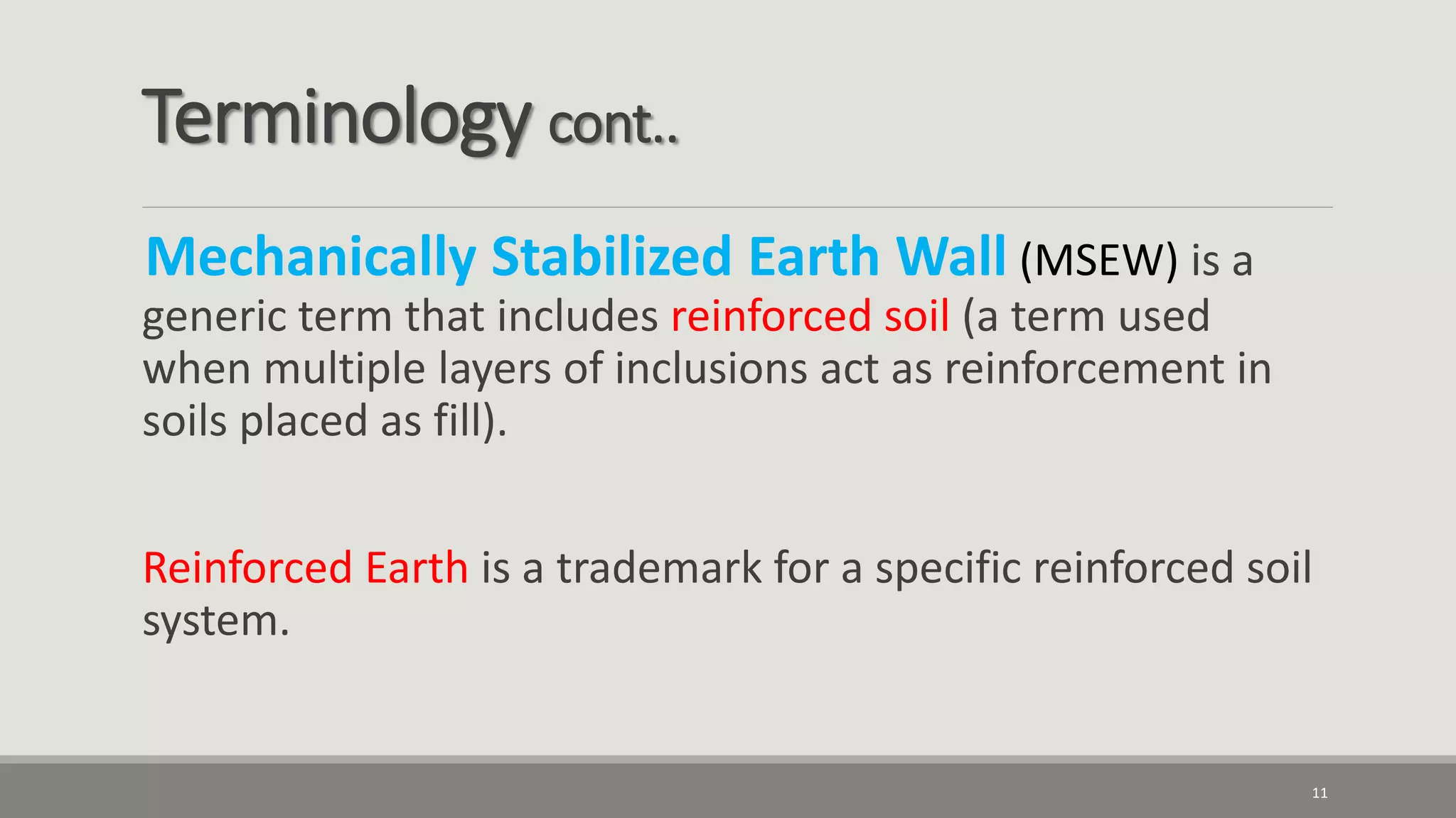 MECHANICALLY STABILIZED EARTH WALLS AND REINFORCED SOIL SLOPES (1).pptx