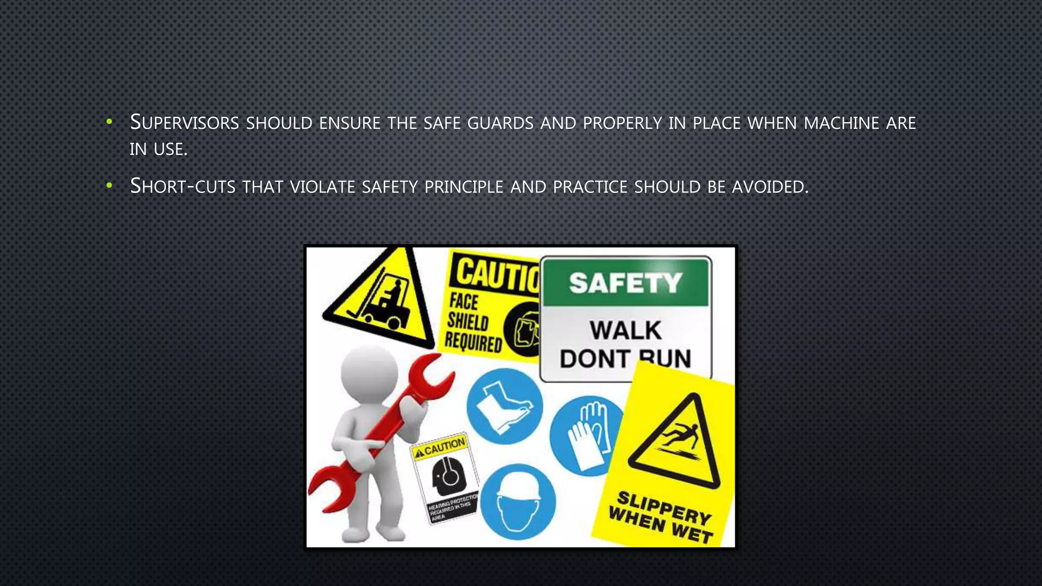 Mechanical & machinery hazards & their control | PPTX