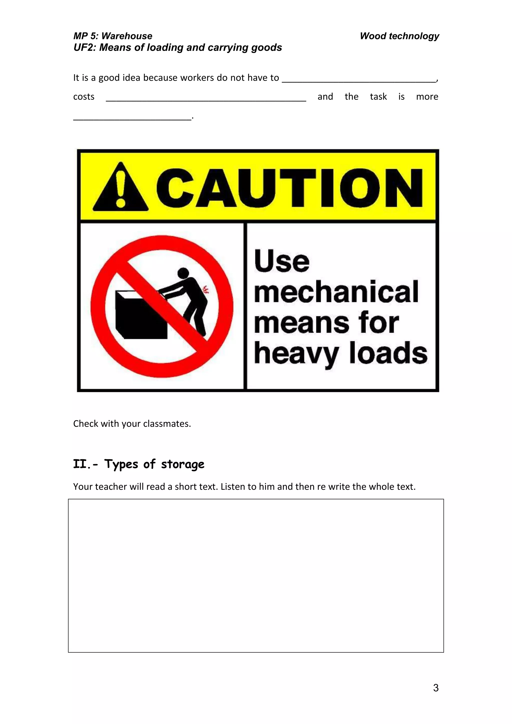 Mechanical means of loading loads | DOCX | Woodworking | Arts and Crafts