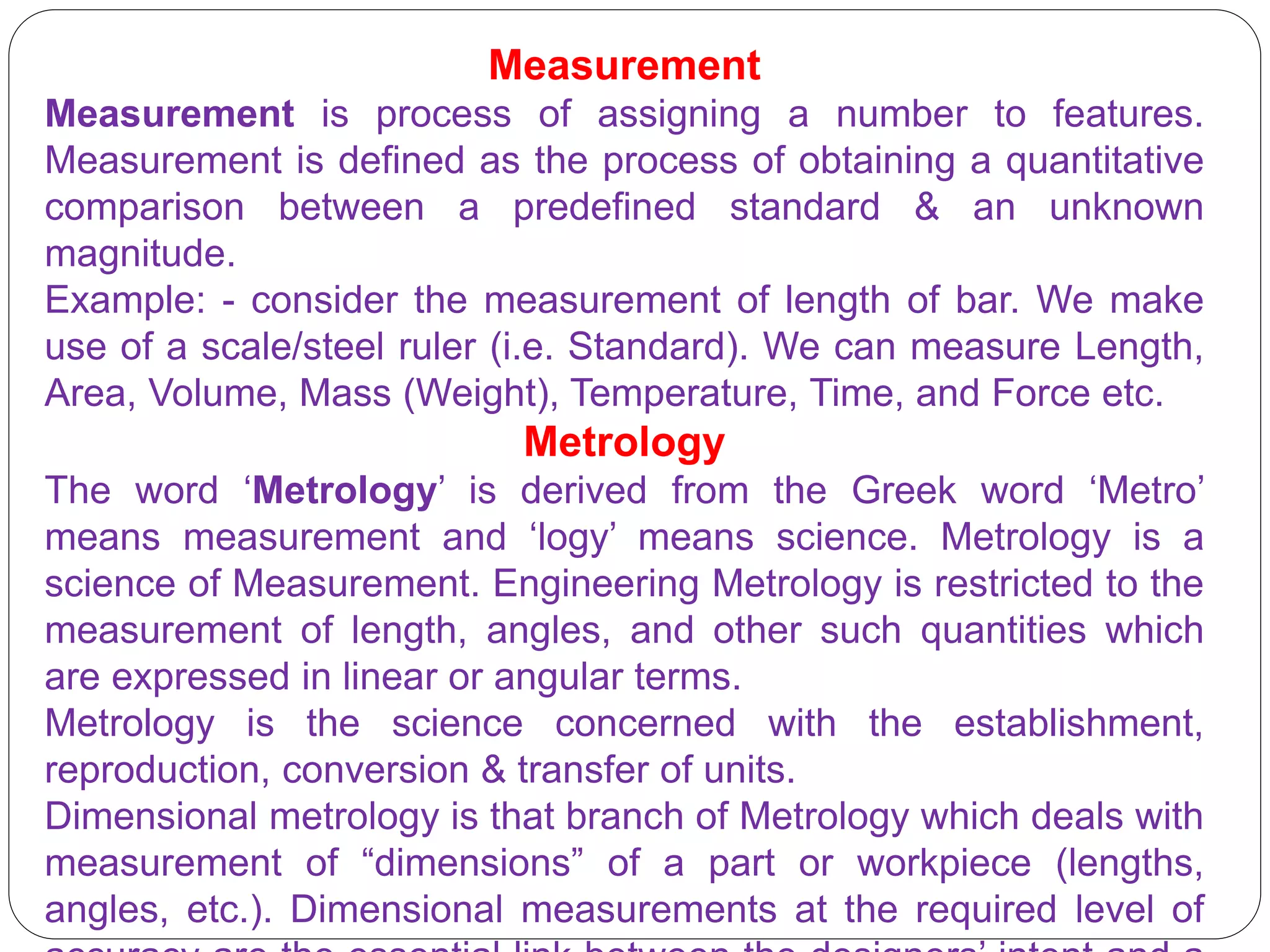Mechanical measurement | PPTX