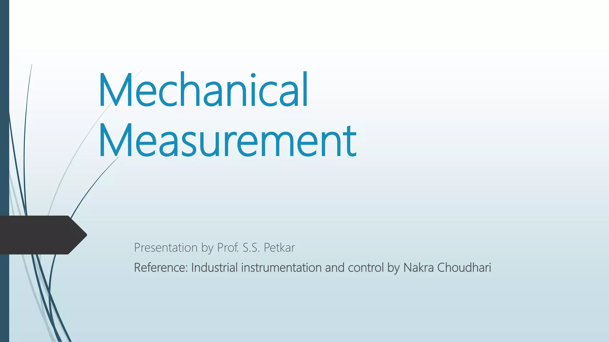 Mechanical measurement 1 | PPTX