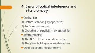 Mechanical measurement and metrology | PPTX