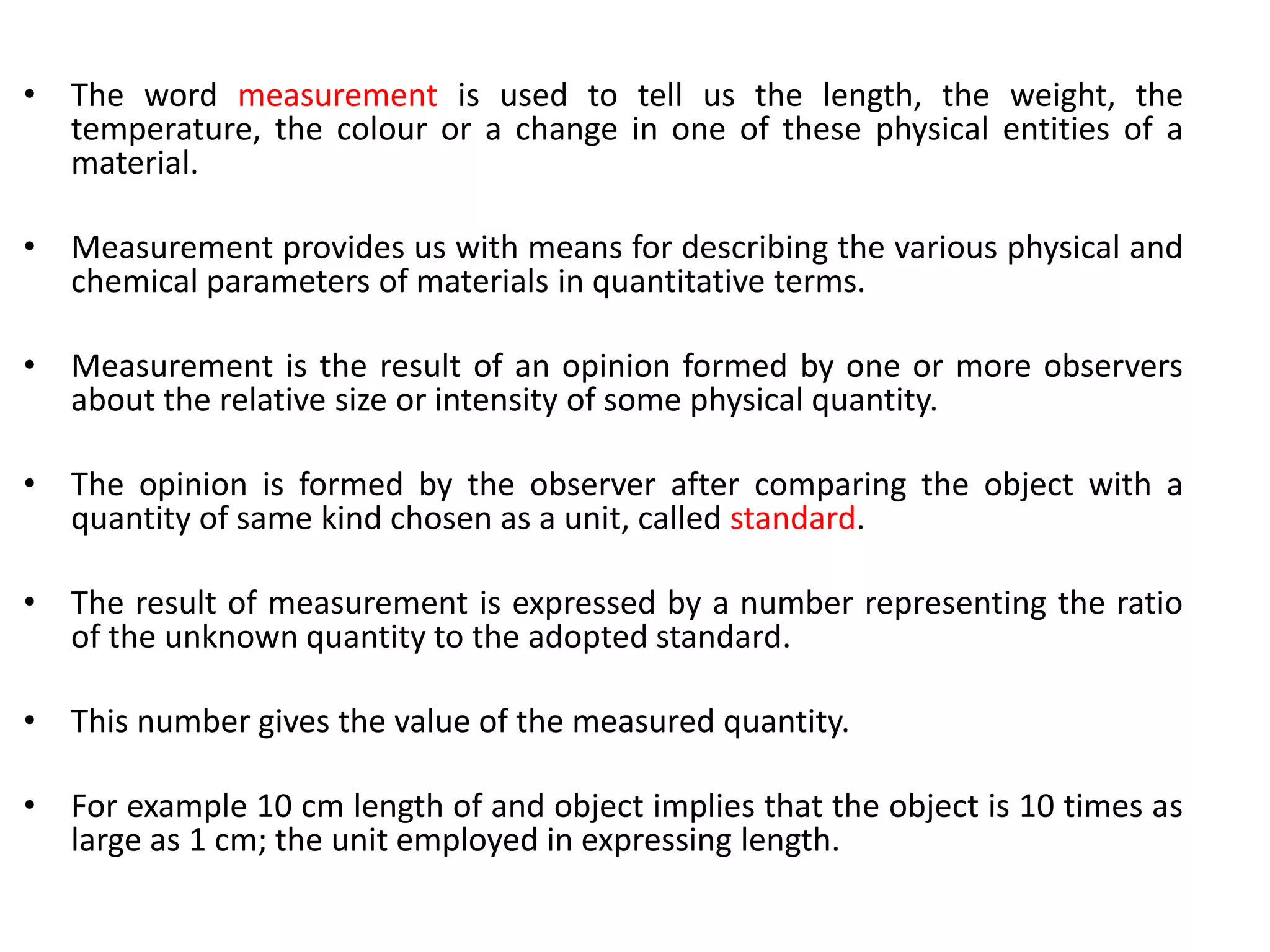 Mechanical measurement basics | PPTX