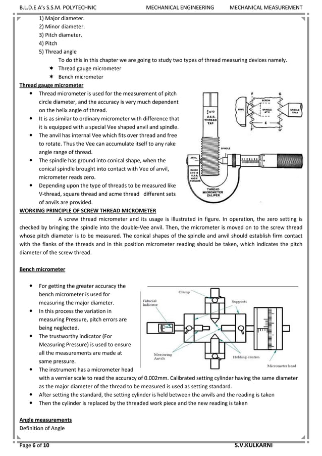 Mechanical measurement chapter 1 | PDF | Physics | Science