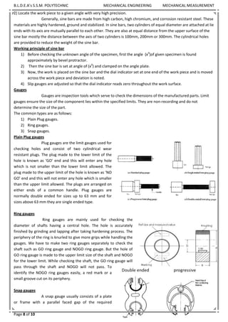 Mechanical measurement chapter 1 | PDF | Physics | Science