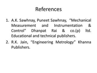 Mechanical measurement & control | PPT