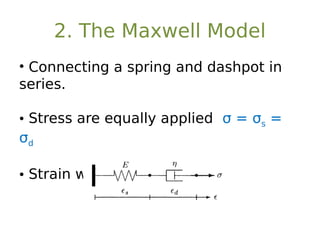 Mechanical models for viscoelastic food | PDF