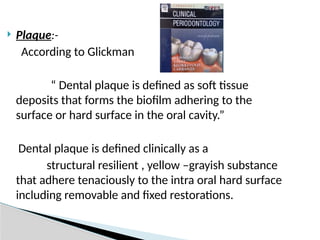 MECHANICAL_PLAQUE_CONTROL.pptx in over all dentistry | PPTX